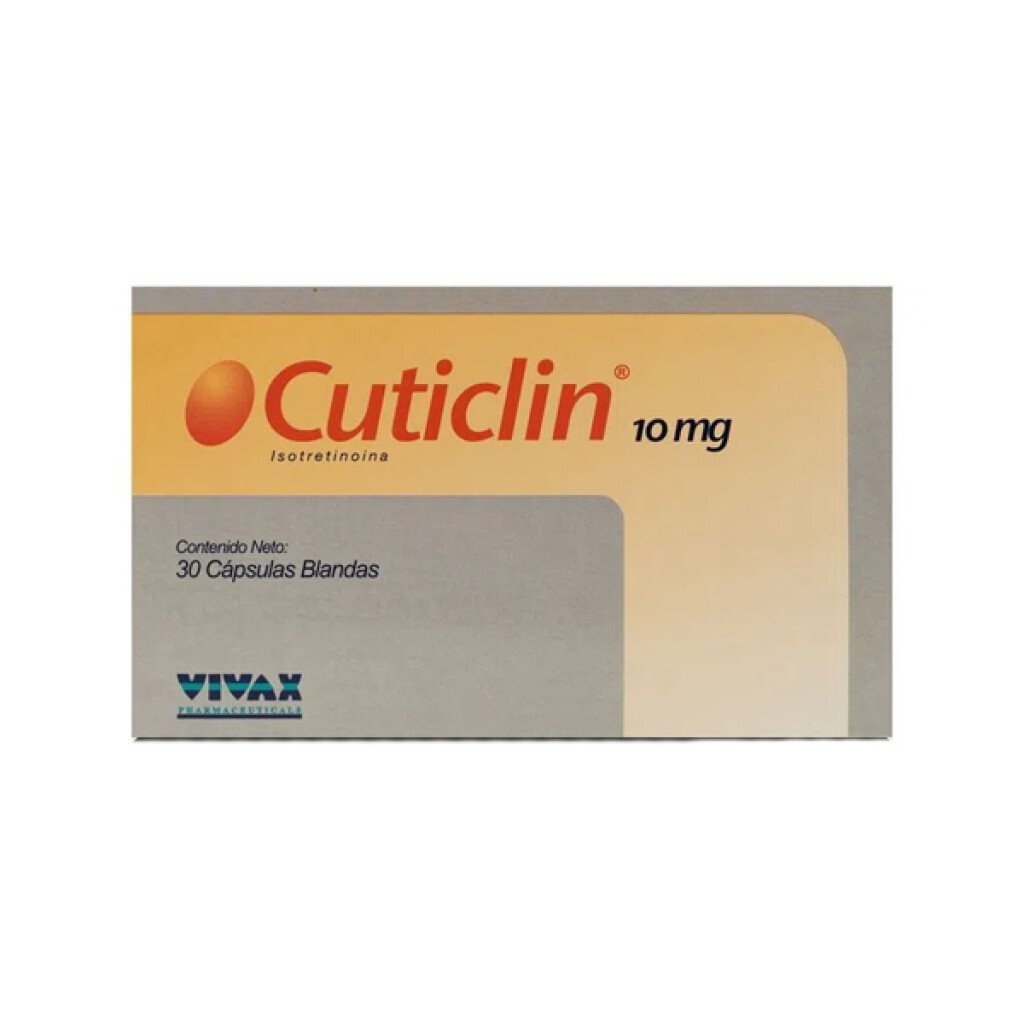 CUTICLIN 10 MG X 30 CAP | FARMAREBAJAS